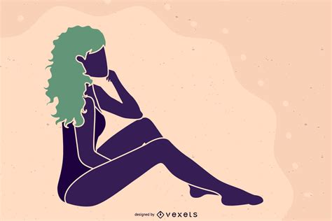 Girl Silhouette Vector And Graphics To Download