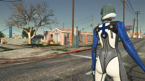 Mass Effect EDI Add On Ped GTA5 Mods Com