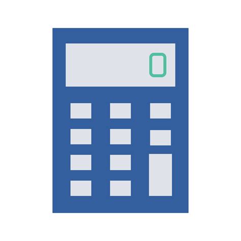 Calculator Isolated Vector Icon Which Can Easily Modify Or Edit
