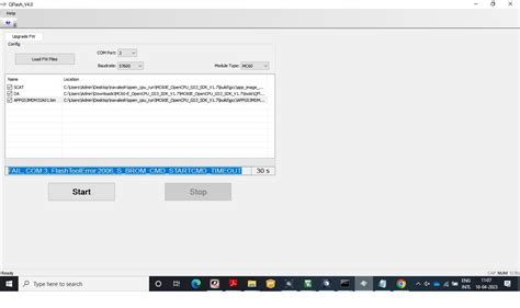 hello everyone i have one issue when i have upload a bin file to mc60