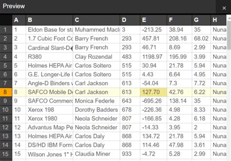 Best Free Spreadsheet In Javascript And Css Css Script
