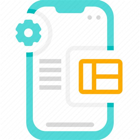 Mobile Layout Setting Handphone Interface Design Responsive Design