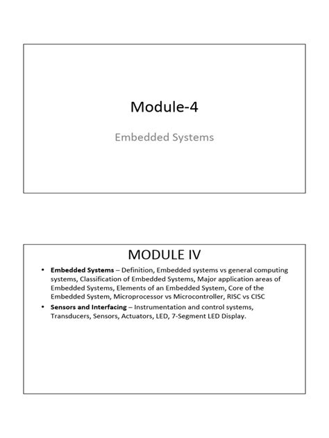 Unit 4 Esc Pdf Microcontroller Technology And Engineering
