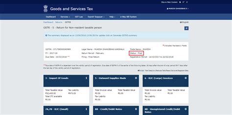 GSTR Filing On GST Portal Step By Step Return Filing Procedure