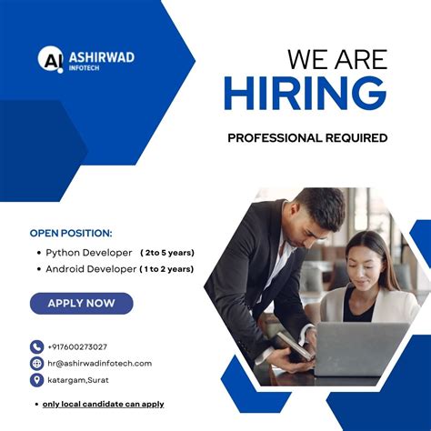 Ashirwadinfotech Pythondeveloper Androiddeveloper Katargam Surat