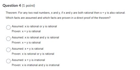 Solved Theorem For Any Two Real Numbers X And Y If X And Chegg