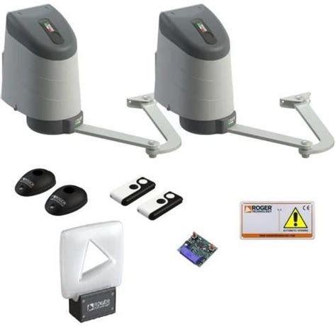 Napęd do bramy Roger Zestaw FULL do bramy skrzydłowej m m Technology KIT AY F