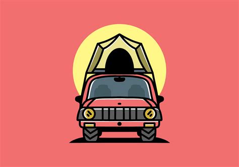 Camping Car Vector Art Icons And Graphics For Free Download