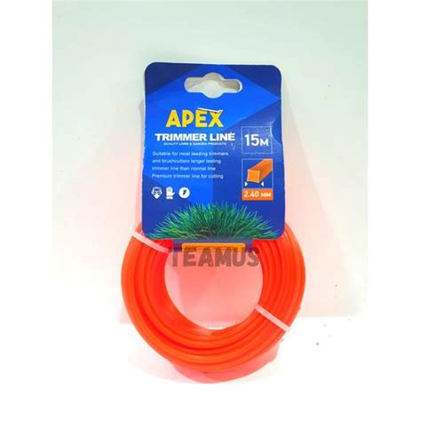 Jual 15 Meter Tali Nilon Nylon Senar Potong Rumput Grass Trimmer Line