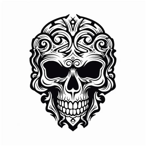 Logotipo del cráneo de pirata esqueleto de la mano del dedo medio