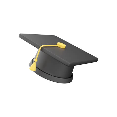 3d Rendering Of A University Graduation Cap 3d Illustration Icon