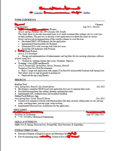 What Is Wrong With My Resume R Developersindia