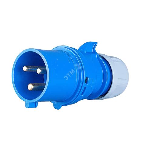 Вилка кабельная 32А/230V/1P+N+E/IP44 (023-6) PCE купить цена