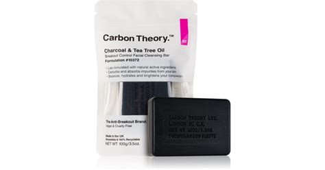 Carbon Theory Charcoal And Tea Tree Oil Cleansing Bar With Soothing
