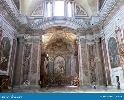 Basilica Of St Mary Of The Angels And The Martyrs Rome Editorial