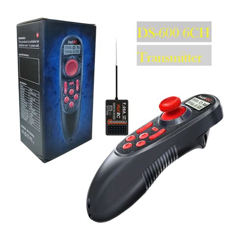 HOTRC DS 600 6CH 2 4GHz Radio System Transmitter Remote Controller F