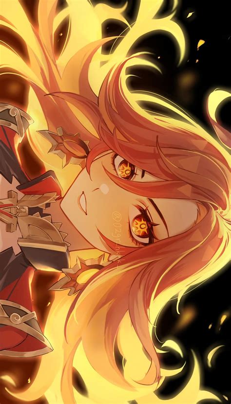 Mavuika Genshin Impact Drawn By 02grhkhk Danbooru