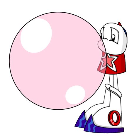 1 Up Blowing A Huge Bubble Gumedit By Getyeeted420 On Deviantart