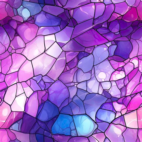 Premium Ai Image Stained Glass Window Seamless Super Background Art