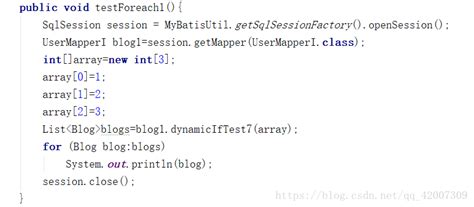 动态sql（二） Foreachsql Foreach Csdn博客