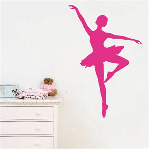 Ballet Ballerina Dancer Dancing Sports Wall Stickers Decorative Vinyl