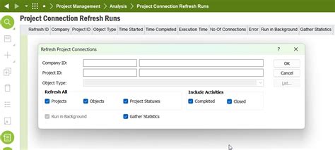 Missing Cost Element In Project Connections COL With Non Inventory
