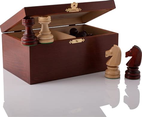 Master Of Chess Piezas De Ajedrez De Madera Hecho A Mano Fichas