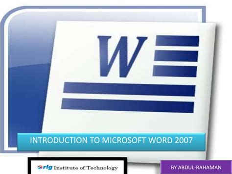 History Of Microsoft Ms Word Docx