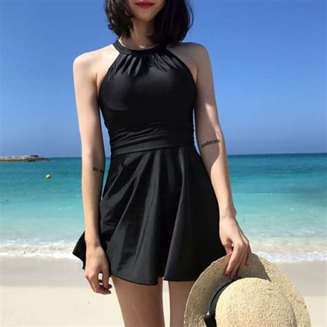 데일리코디 여성 여름 홀터넥 원피스 스커트 수영복 리조트 수영장 호텔 비치 휴양지 스윔 웨어