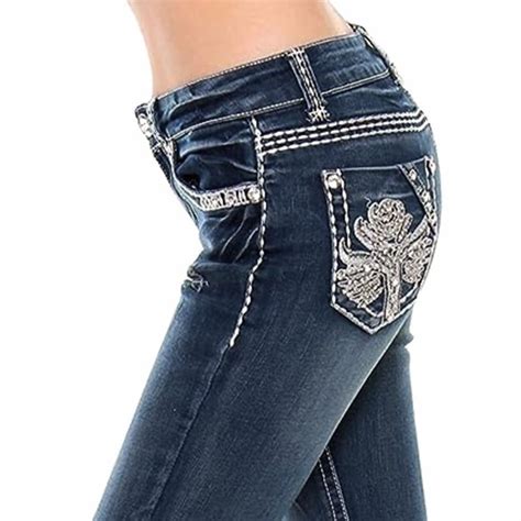 Sexy Couture Jeans Sexy Couture Rhinestone Bling Embellished Blue