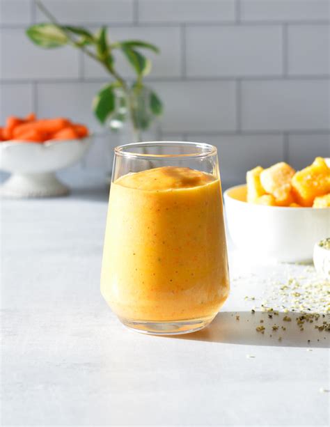 Tropical Carrot Banana Smoothie Sip Sip Smoothie