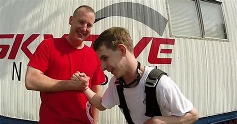 My Blind Cousin Ben Who Also Suffers From Cerebral Palsy Just Got To