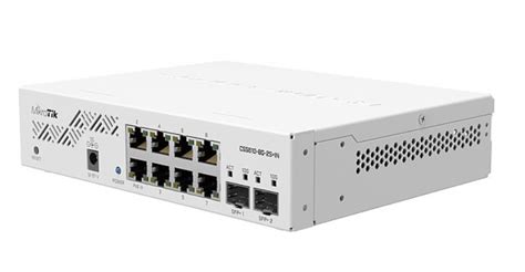 Mikrotik Css610 8p 2s In Poe Cloud Smart Switch 2spp And Switchos