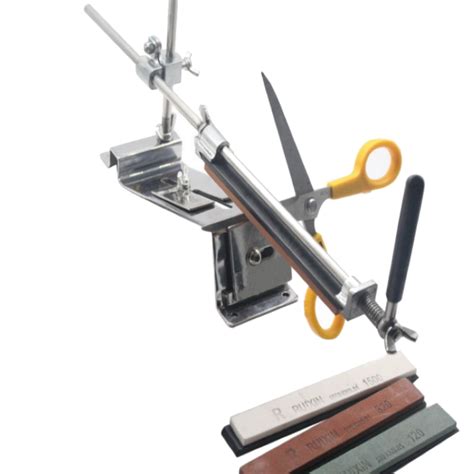 Stainless Steel Quick Fixed Angle Sharpener With 120 1500 Mesh Kit