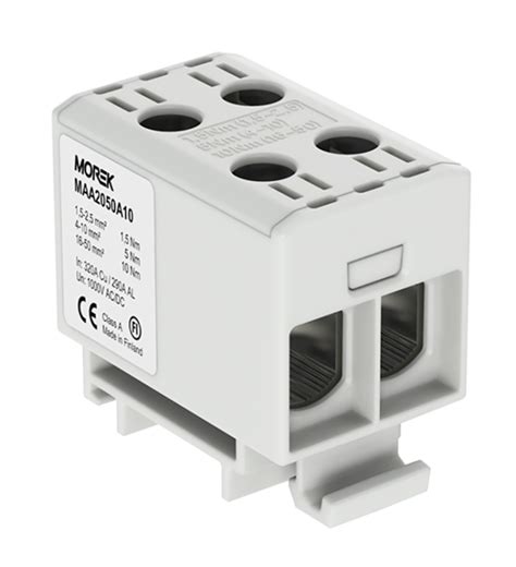 Клема тунелна за Din шина 1p 15 50мм2 160a 1000v двойна