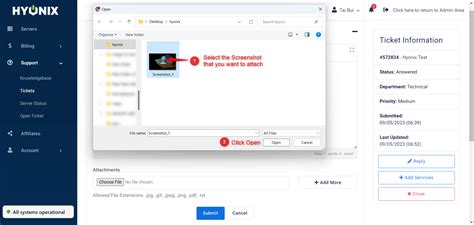 How To Attach A Screenshot When Replying To A Ticket Knowledge Base