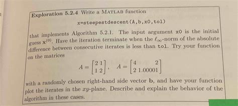 solved exploration 5 2 4 ﻿write a matlab functionx