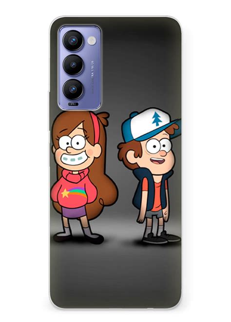 Чехол для Техно Камон 18 18П из силикона Gravity Falls Гравити Фолз
