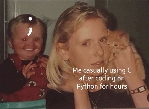 i fear semicolon r programmerhumor