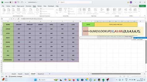 Sumvlookup Formula Use In Excel Shortvideo Vlookup Sumif
