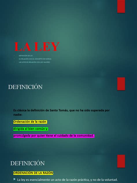 La Ley Clase 1 Pdf Moralidad Estatuto