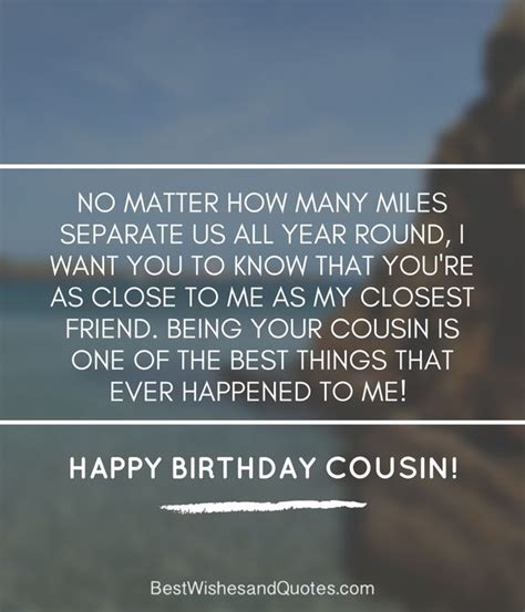 23 Great Birthday Wishes For Cousins Artofit