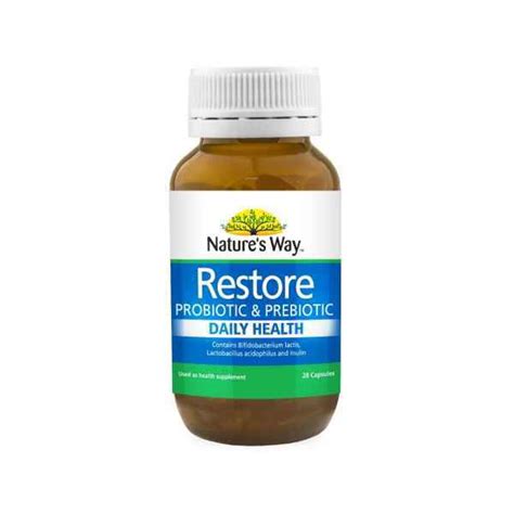 Natures Way Restore Probiotic And Prebiotic Daily Health 28s Shopee