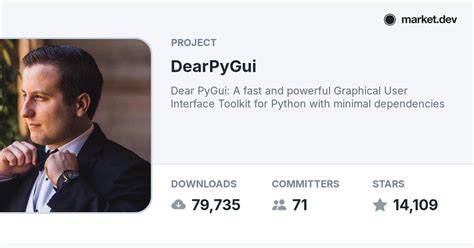 Dearpygui Ecosystem Directory Market Dev