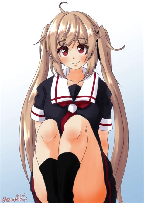 村雨艦これ 「村雨 艦これ版深夜の真剣お絵描き60分一本勝負 艦これ版真剣お絵描き60分」ナヲハタのイラスト