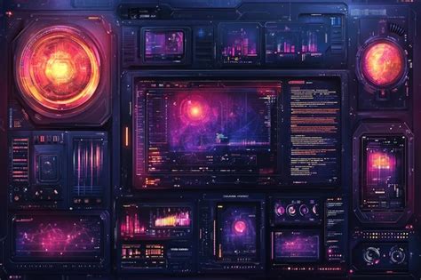 Modern Vector Set For User Interface Hud Frames Windows And Data Blocks Templates Premium Ai