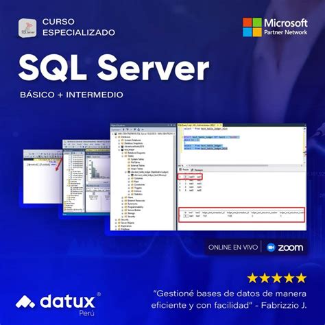 Datux Sql Cursos Datux Perú