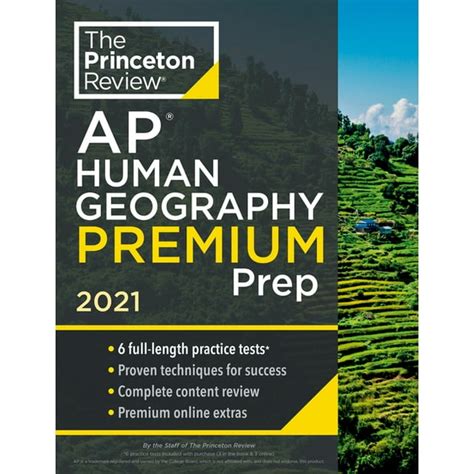 Princeton Review Ap Human Geography Premium Prep 2021 6 Practice