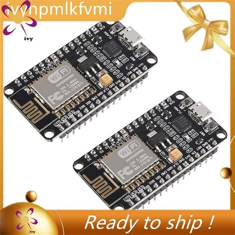 [ivym] 2 piece esp8266 nodemcu cp2102 esp 12e development board for