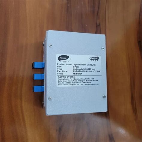 Multimode Liu 6 Port Patch Panel 2u Sc At ₹ 1000 Piece In Pune Id 22138406491